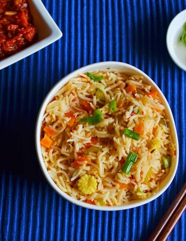 Schezwan fried rice recipe, how to make schezwan fried rice