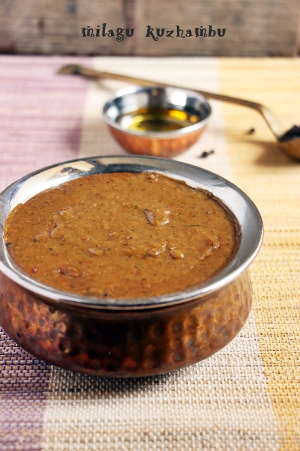 Milagu kuzhambu recipe, pepper kuzhambu recipe | Cook Click N Devour!!!