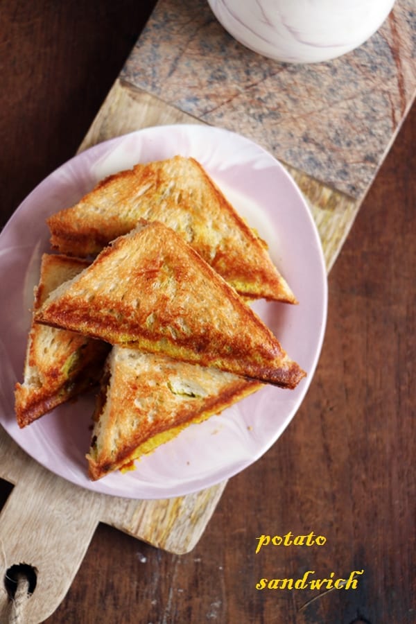 Potato sandwich recipe | Aloo sandwich | Cook Click N Devour!!!