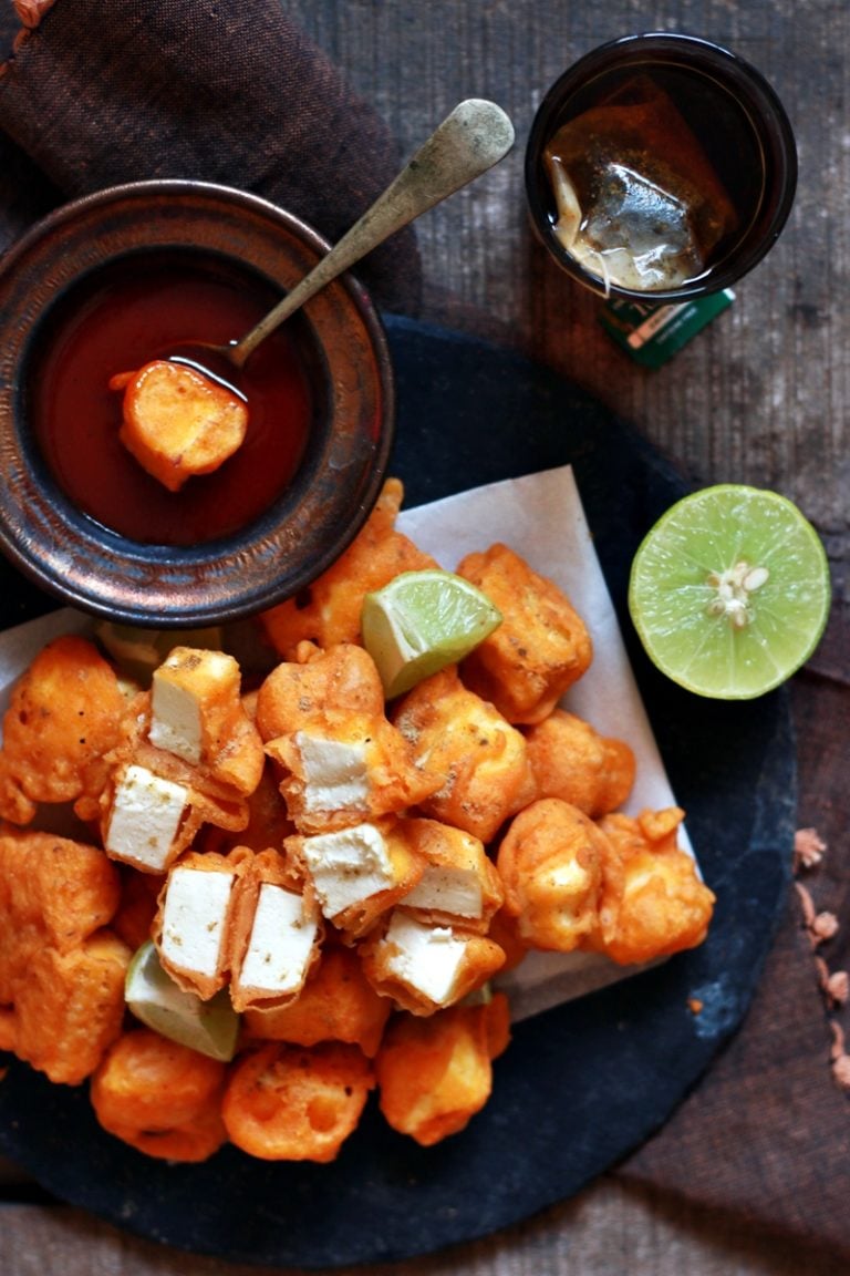 Paneer pakora recipe, how to make punjabi paneer pakoda