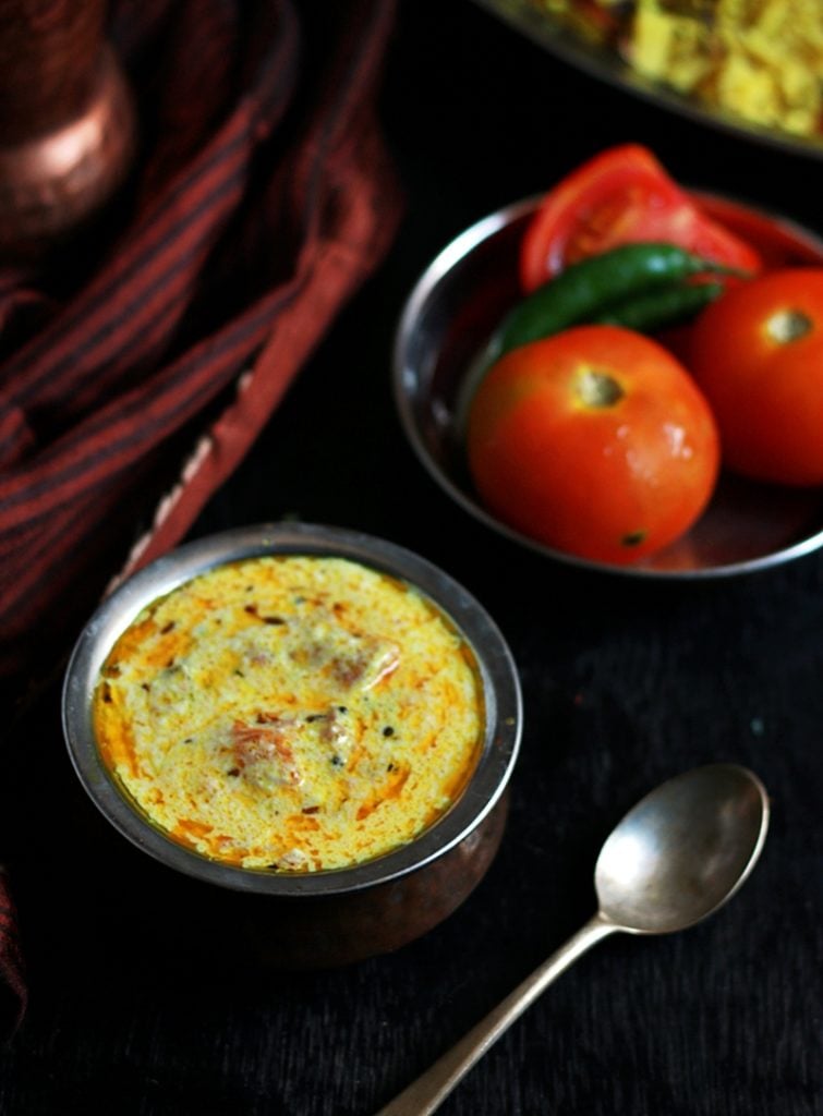 tomato raita recipe, how to make tomato raita
