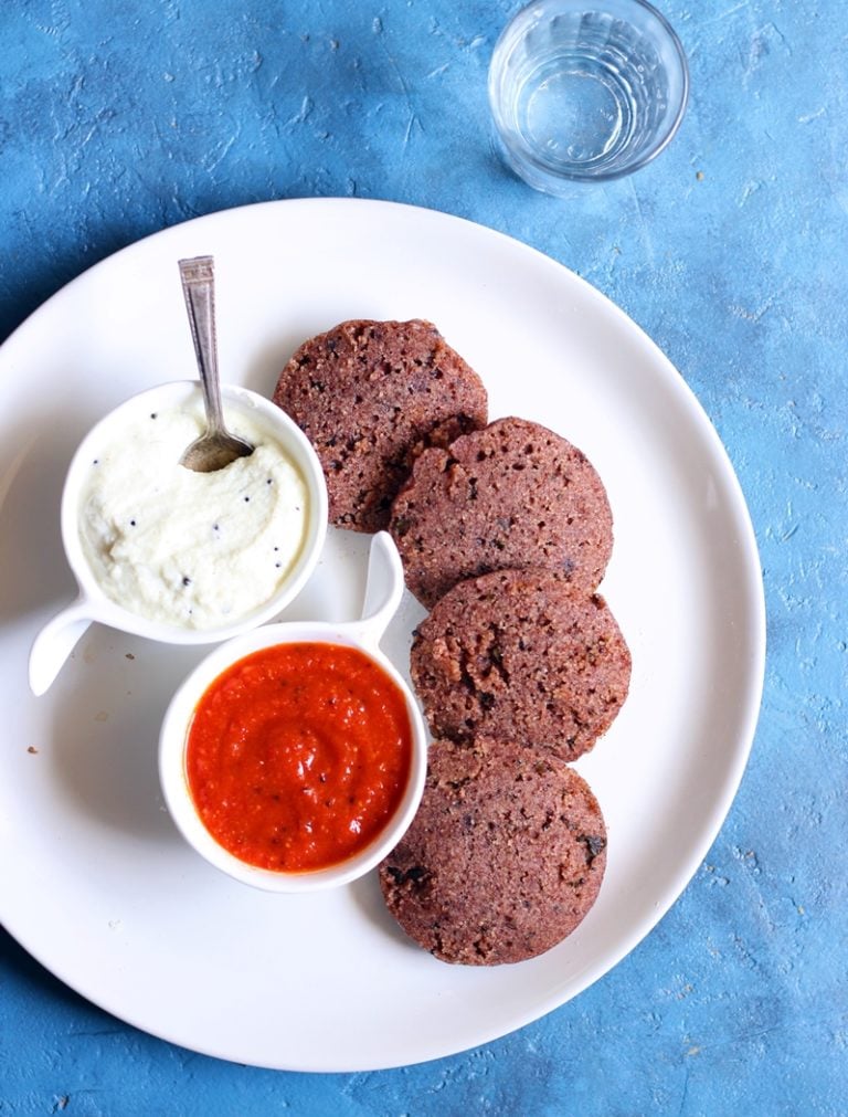 ragi rava idli recipe, instant and easy