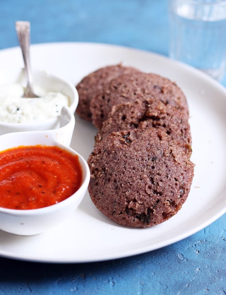 ragi rava idli recipe, instant and easy