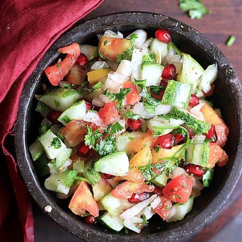 Kachumber- Onion Tomato Cucumber Salad | Cook Click N Devour!!!