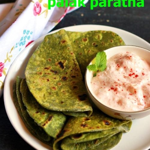 Palak Paratha Recipe | Spinach Paratha Recipe | Cook Click N Devour!!!