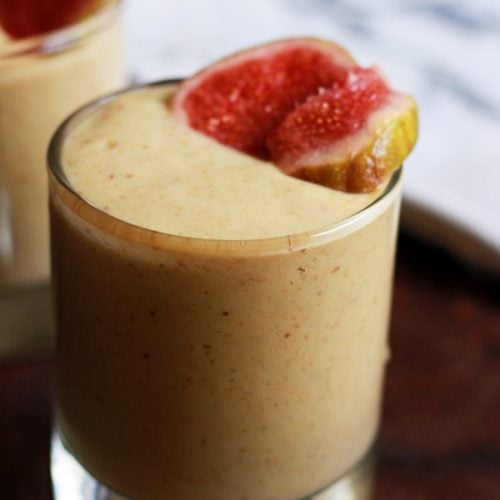 Fig Smoothie Recipe | Healthy Fresh Figs Smoothie | Cook Click N Devour!!!
