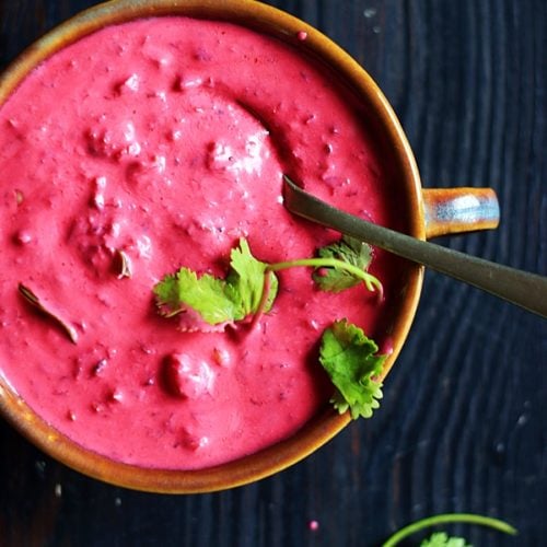 Beetroot Raita Recipe (Healthy Delicious) | Cook Click N Devour!!!