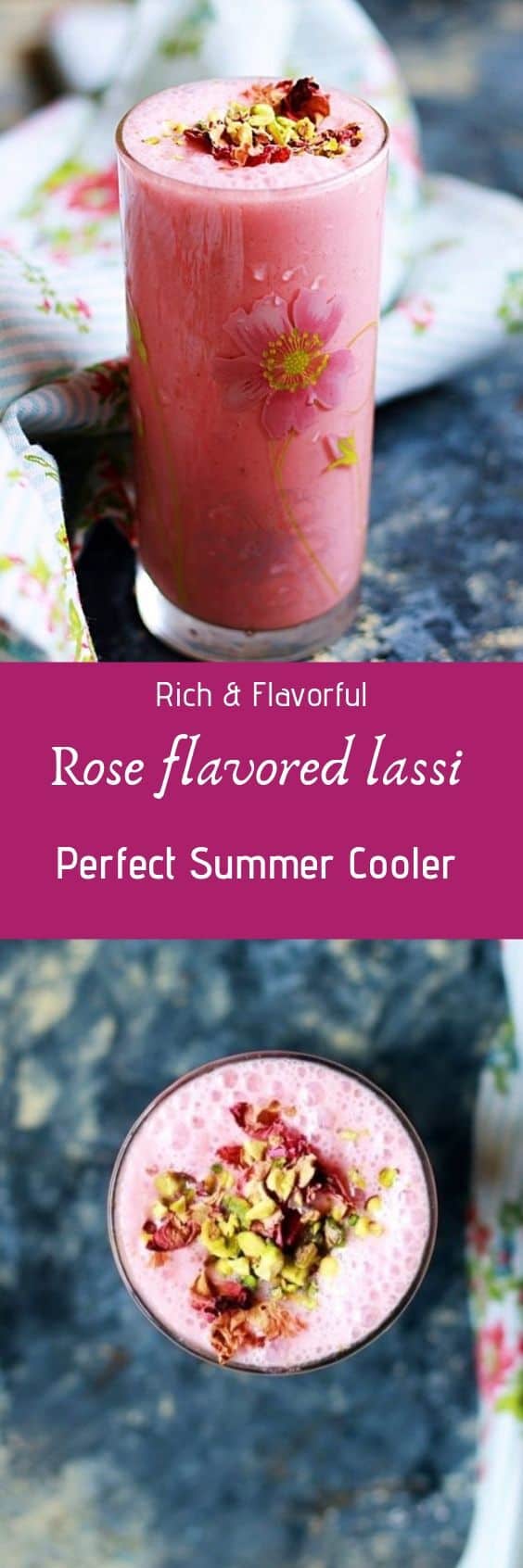 Gulkand lassi recipe | How to make gulkand lassi | Cook Click N Devour!!!