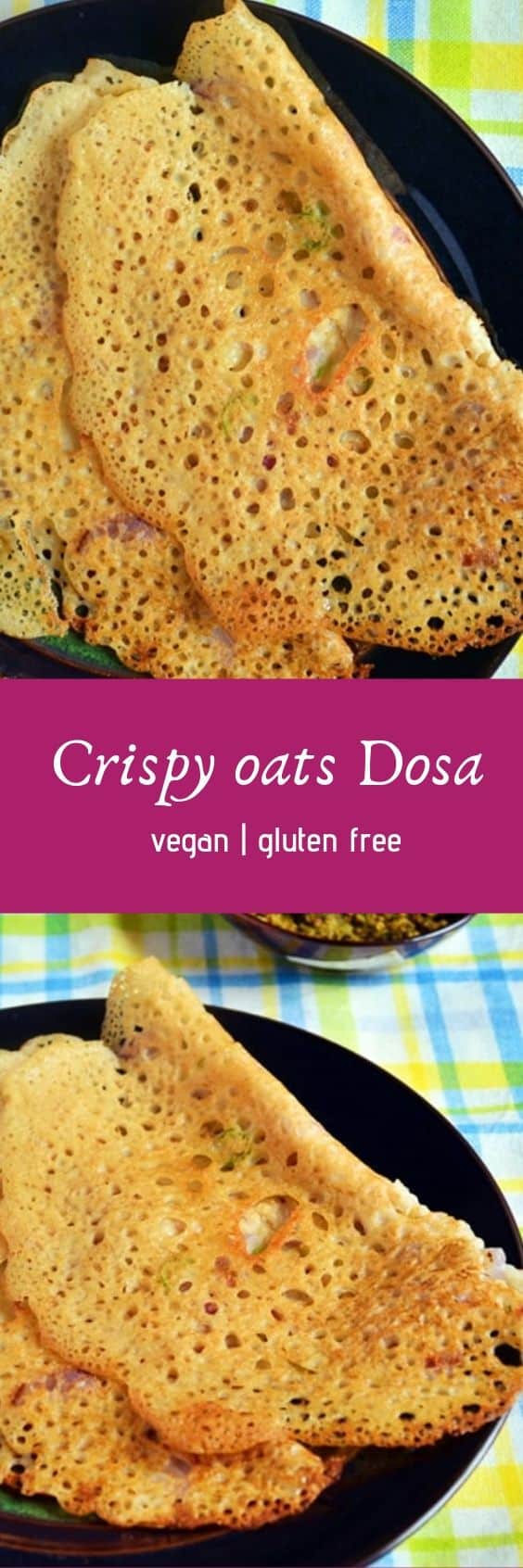 Crispy Oats Dosa Recipe (Instant)| Cook Click N Devour!!!