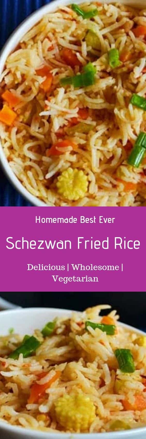 Schezwan fried rice recipe, how to make schezwan fried rice