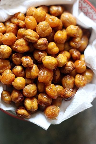 Roasted Chickpeas (Roasted Chana) | Cook Click N Devour!!!