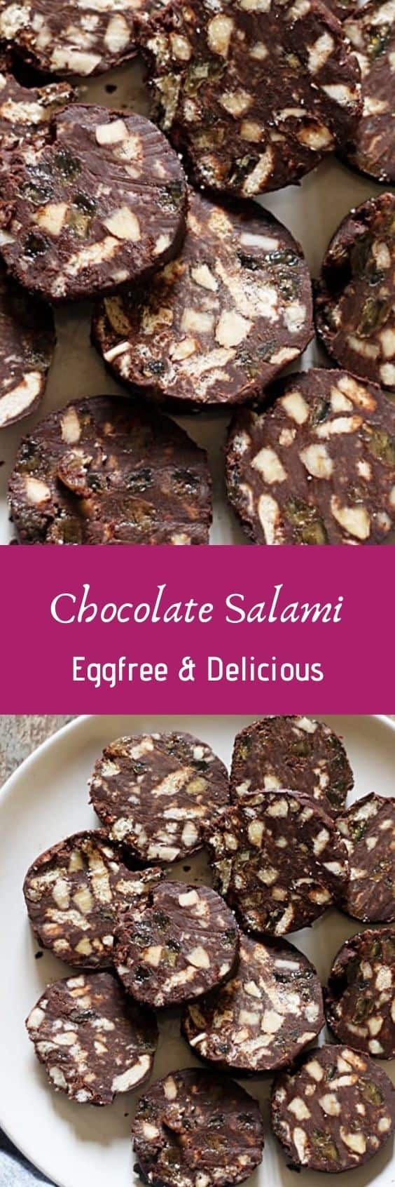 Easy Chocolate Salami Recipe | Cook Click N Devour!!!